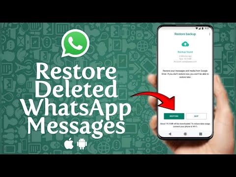 How to Restore Deleted WhatsApp Messages