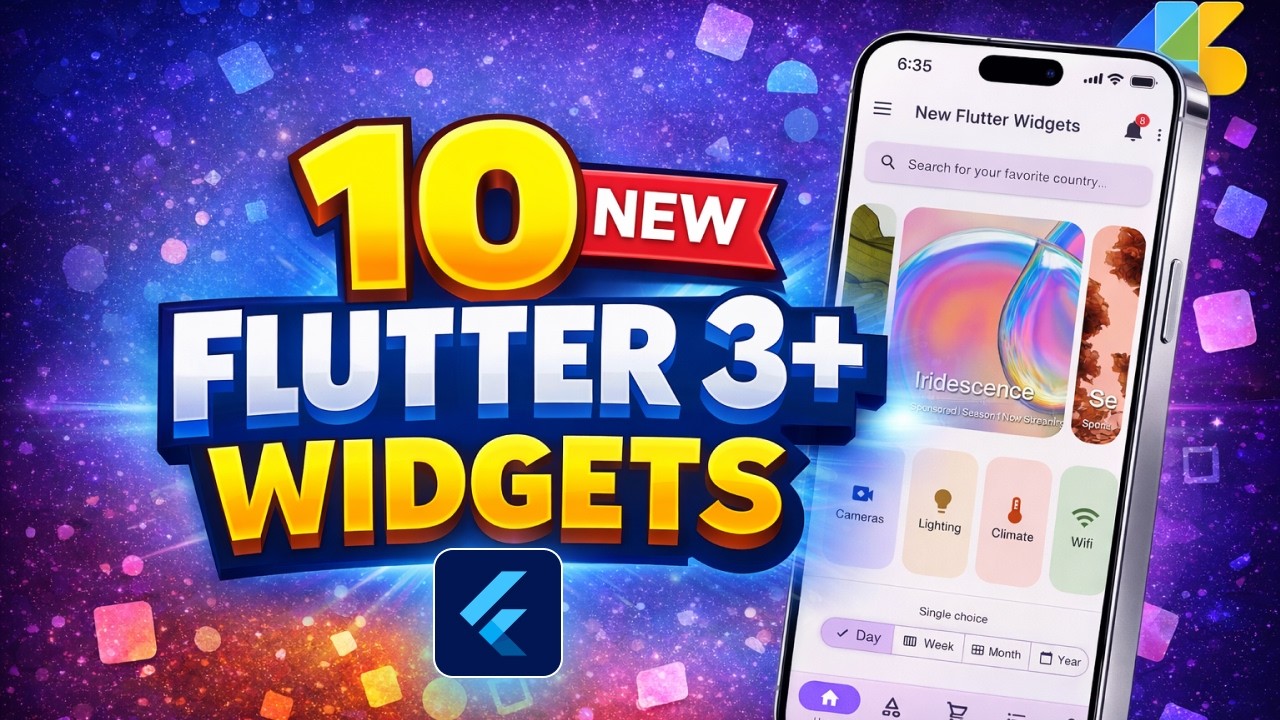 Stop Using Old Flutter Widgets! Try These 10 New Material 3 Widgets