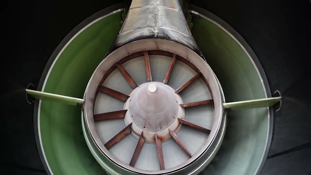 RB211-535E4 exhaust assembly at Dulles Day 2019