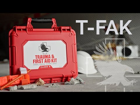 Learn about the Trauma & First Aid Kit (T-FAK) from North American Rescue #bethedifference #ANSI