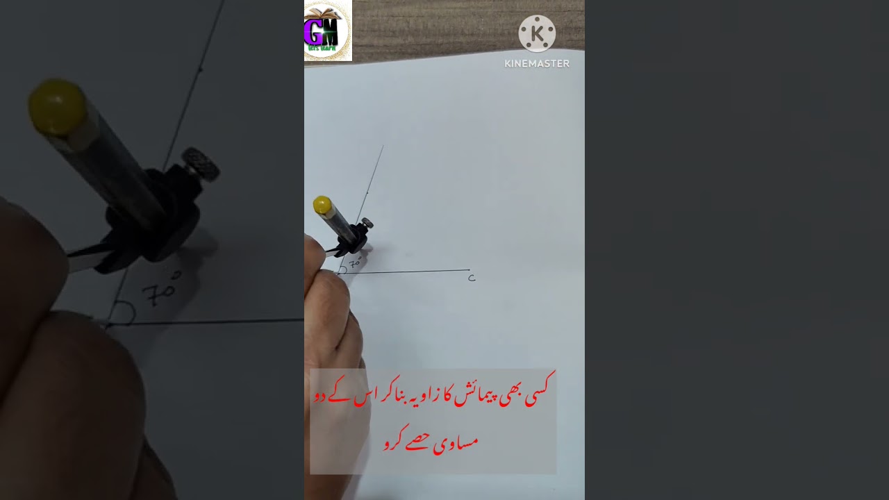 Elementary Drawing Grade Exam|plain practical Geometry|fig-6|paper 4th|Urdu medium|