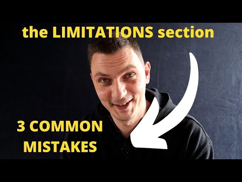 Do you want to write a good Limitations section? Avoid saying these 3 things
