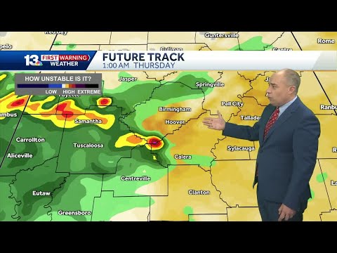 Stubborn Storms: Alabama stays soggy through Friday before drier weather returns to the forecast