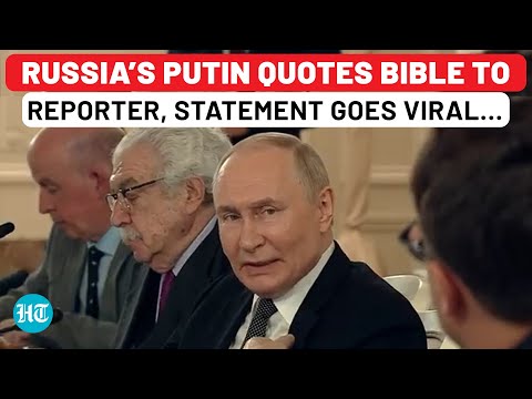 Putin Asked If He’s Made Any Mistakes In His Tenure, Russian President Quotes Bible In Response