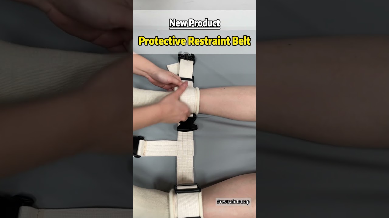What a different way of restraint !!! #restraint#medical#medicalsuppliers#restraintproduct#bandage