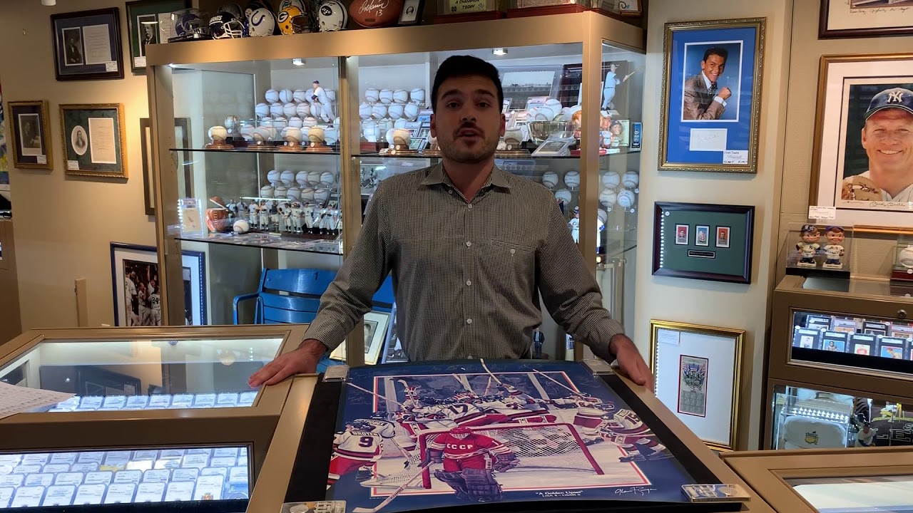 Miracle on Ice! 1980 US Olympic Hockey Team Signed Poster!