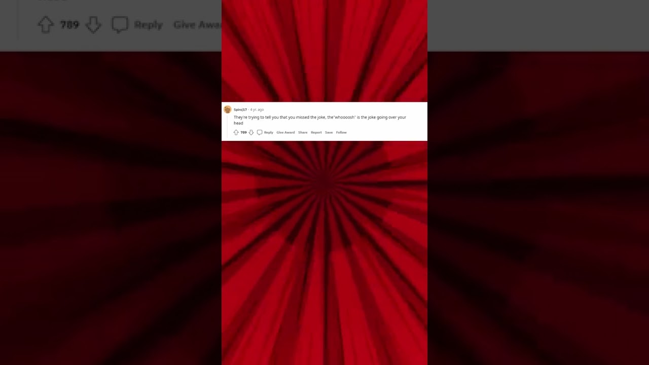 Why does everyone type “r/woooosh” whenever I correct their stupidity? #reddit #shorts #funny