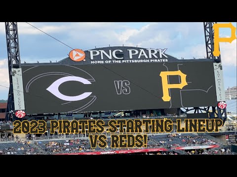 2023 PITTSBURGH PIRATES STARTING LINEUP vs. Cincinnati Reds! | August 11, 2023