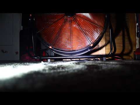 Utilitech pro fan start up and start up sound