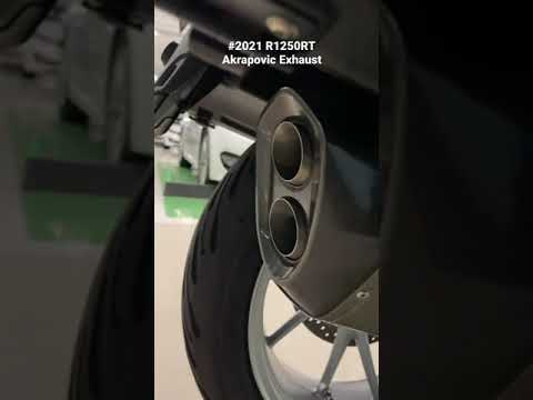 2021 R1250RT AKRAPOVIC EXHAUST #R1250RT #Akrapovic