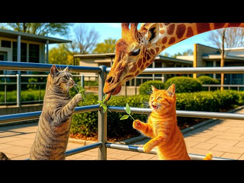 Mama Cat Makes Ginger's Zoo park Trip Come True - A Heartwarming Adventure! 🌈🐱🦓