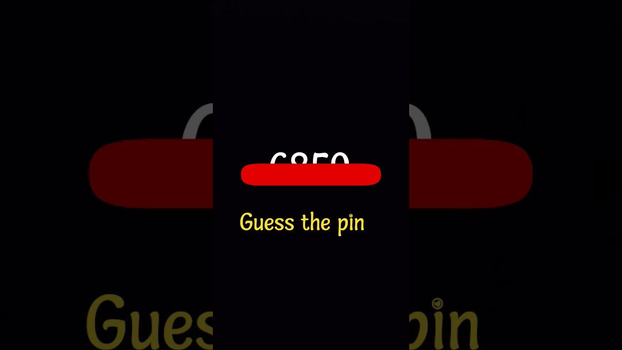 guess the pin #viral