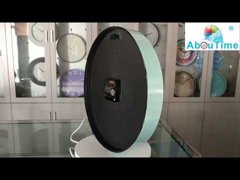 AbouTime 10/12 Inch Plastic Wall Clock with Custom Logo
