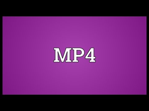 MP4 Meaning