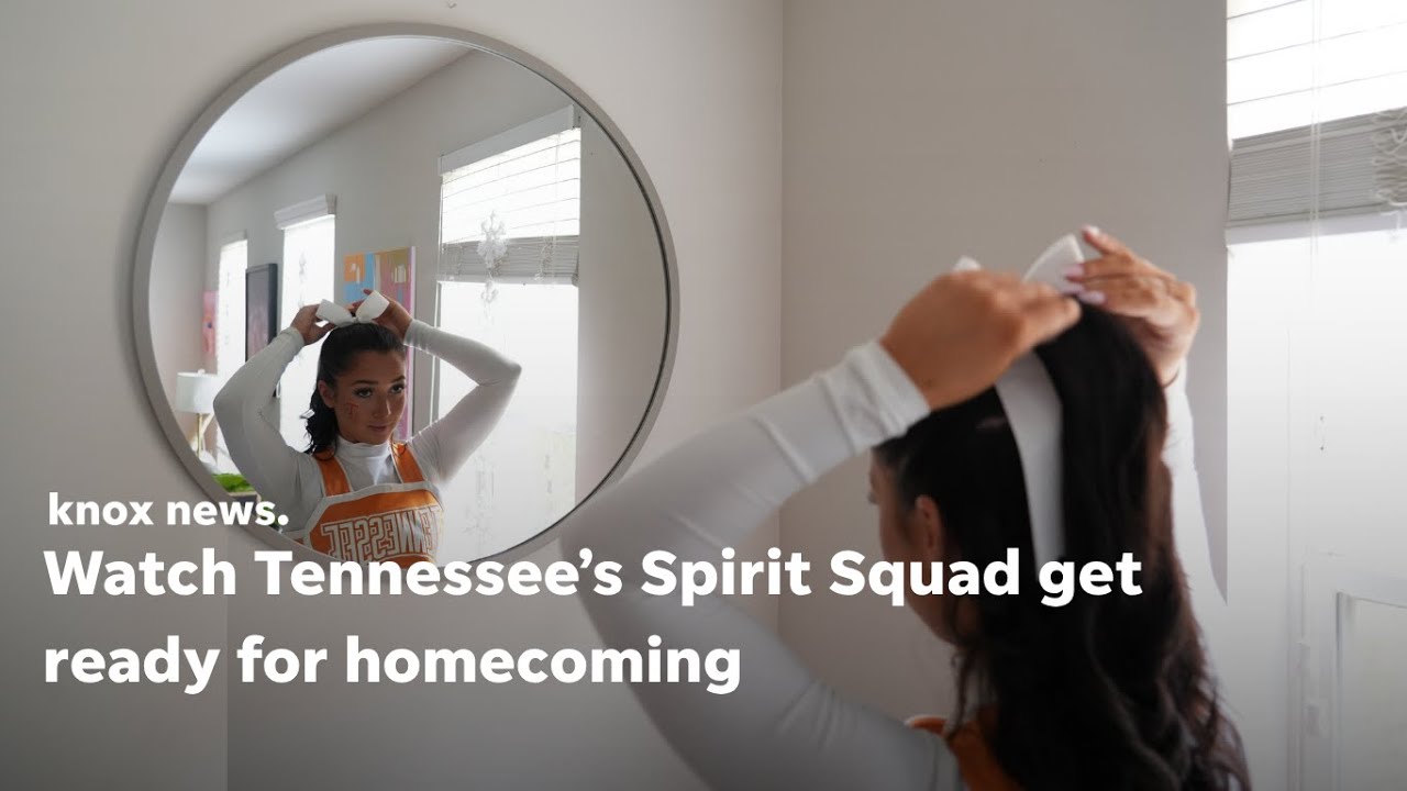 Tennessee Cheerleaders get ready for homecoming | 