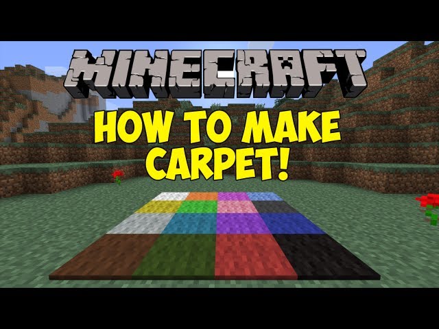 How to make a carpet in Minecraft: All details you need to know!