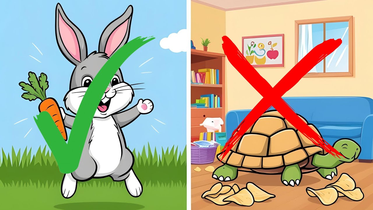 Healthy Habits vs. Unhealthy Habits! 🌟 Fun Learning for Kids!
