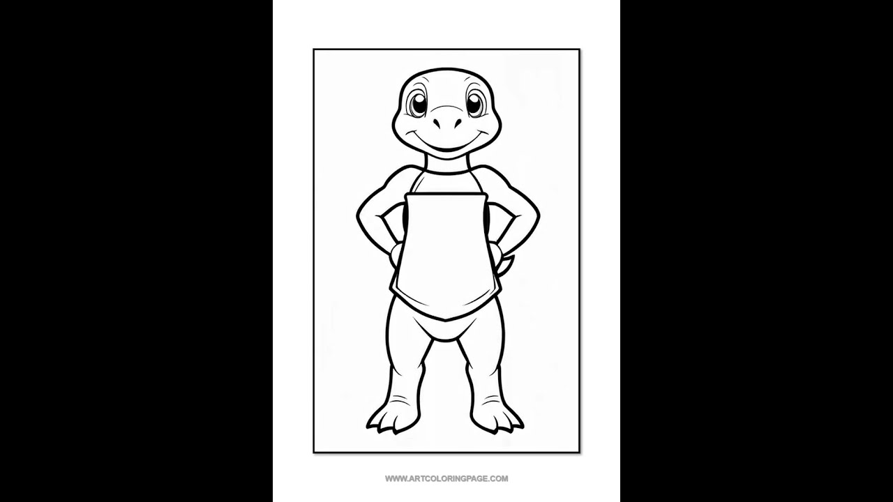 Dive into Creativity with Turtle Coloring Sheet Vol: 2!