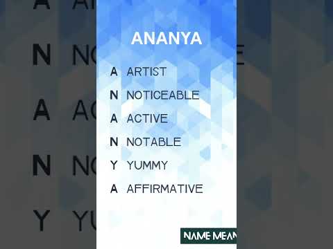 Name meaning of ananya #namemeaning #numerology #trending #viralvideo #toptrending #viralshorts