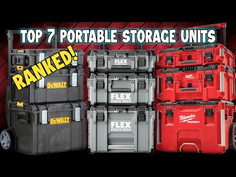 BEST Portable Tool Storage systems (RANKED) WATCH BEFORE YOU BUY!