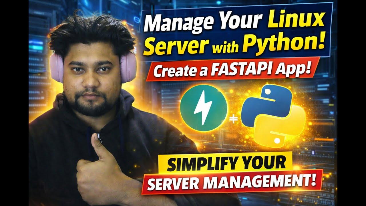 Build a Linux Server Control Panel using Python & FastAPI (Step-by-Step)