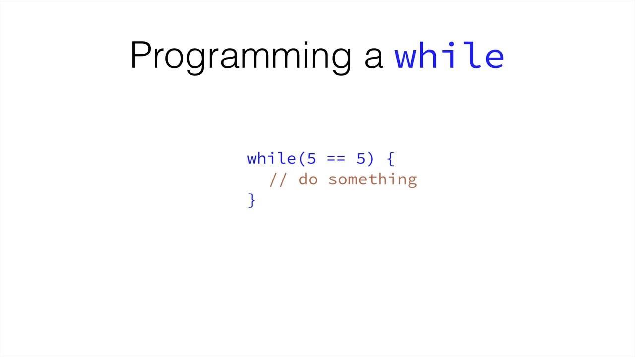 Computer Science for Everyone - 30 - While loops in Java