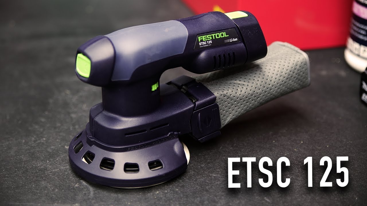 Cordless Random Orbital Sander from Festool (ETSC 125)