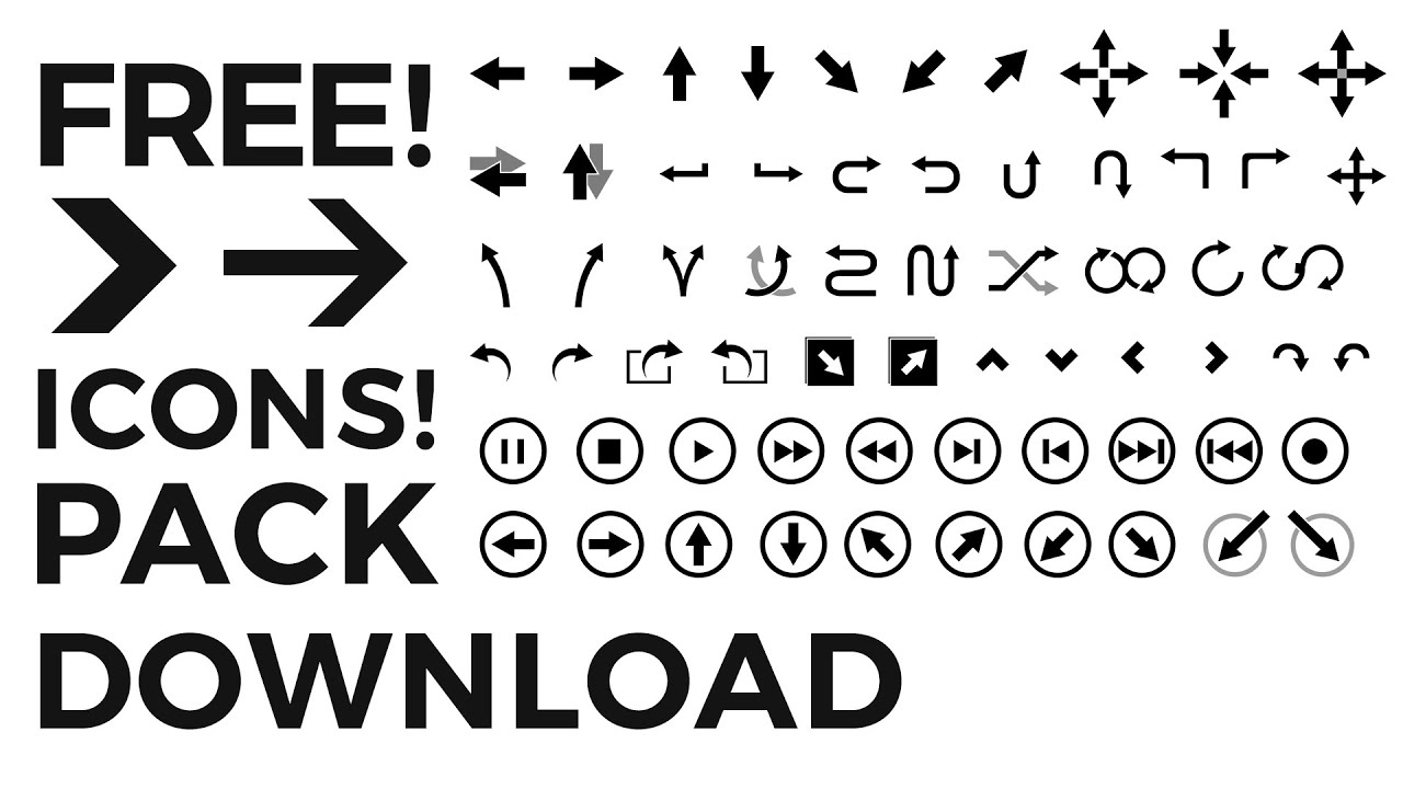 FREE Icons Pack - Illustrator Icons! │ Use In Website, Graphic Design and Much More!