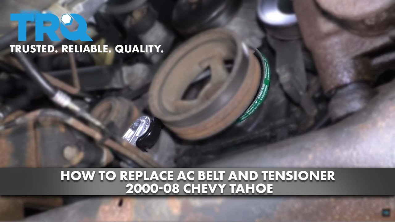 How to Replace AC Belt and Tensioner 2000-08 Chevy Tahoe