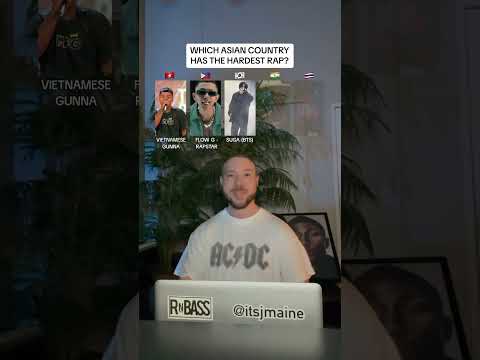 Which Asian Country Has The Hardest Rap? #shorts #rap