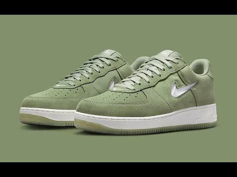 Nike Air Force 1 Low Jewel Oil Green White DV0785 300