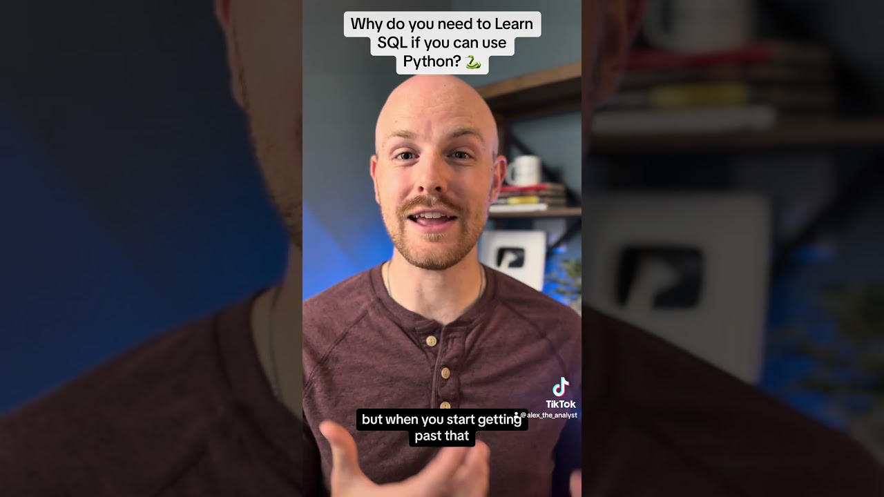 Do you need to learn SQL if you can do everything in Python?  #Python #dataanalysis #SQL