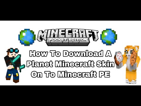 How to download a Planet Minecraft skin on to Minecraft Bedrock (Pocket edition)