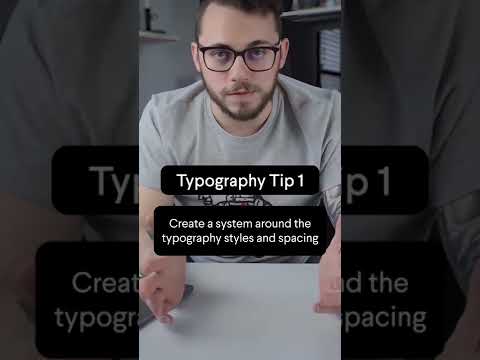 Create Rules with Type Styles and Spacing - Typography Tips 1 #shorts #figma #design