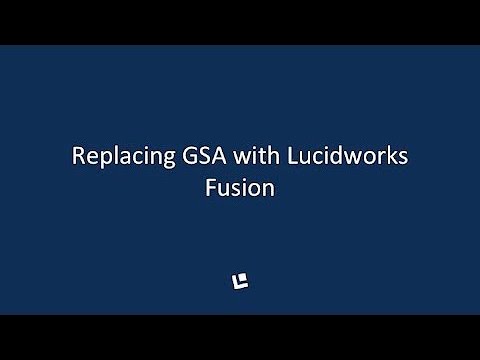 Webinar: Replace GSA with Fusion