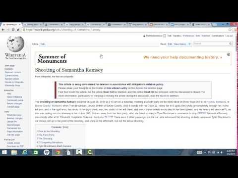 "The Shooting of Samantha Ramsey" Wikipedia Page 3