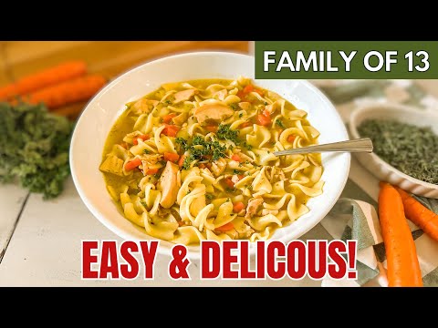How To Make The Best Homemade Chicken Noodle Soup!