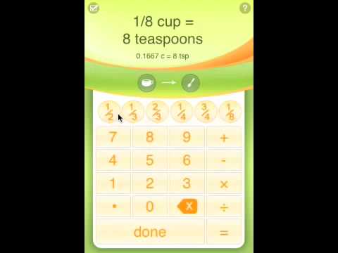 Kitchen Calculator PRO - iPhone App