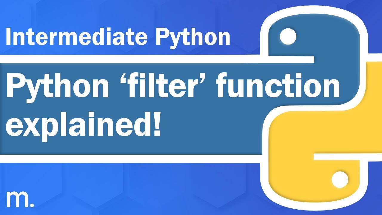 Filtering with the 'filter' function! | Intermediate Python Tutorial | Updated 2023
