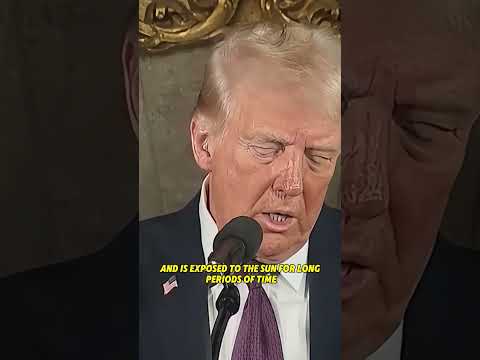 Do you know why Trump’s skin color is always so “special”?#shorts #shortvideo #trump #donaldtrump