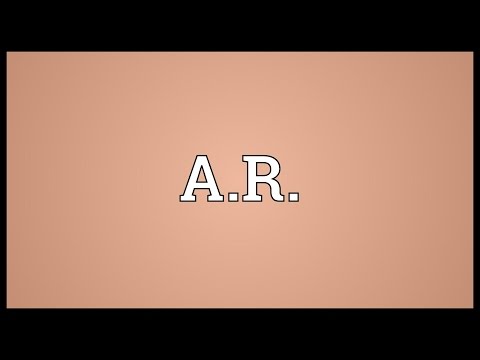 A.R. Meaning