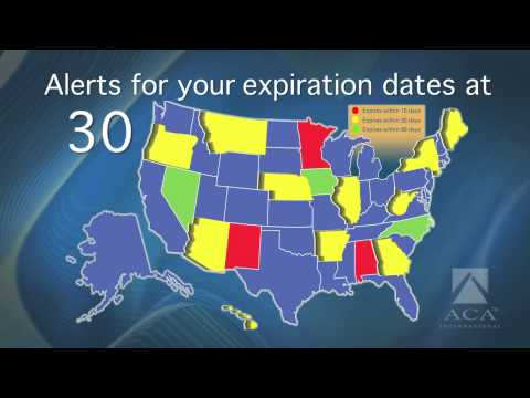Safe Trac System™ / State Licensing Renewal Tracking
