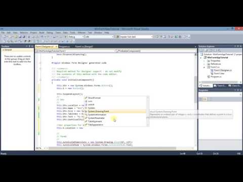 02 – Steps for Adding Controls programmatically in WinForms (C# | VS2010) « Zia Ahmed Shaikh