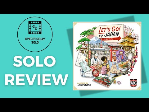 Let's Go To Japan Board Game Solo Review