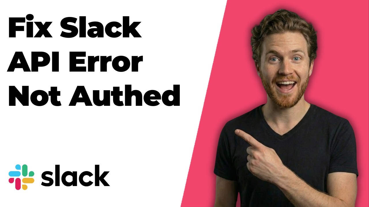 Fix Slack API Error Not Authed (Quick Easy Guide)
