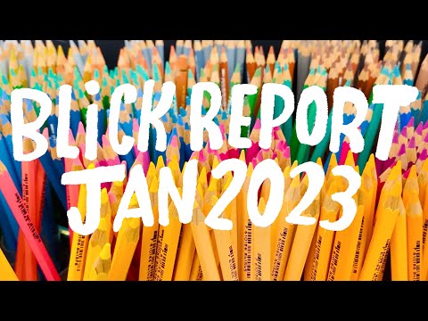 Blick Sale Art Store Trip and Trend Report January 2023