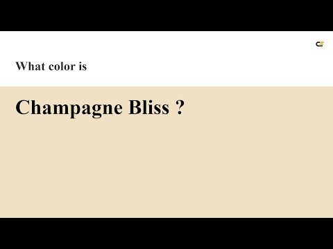 Champagne Bliss color #f0e1c5 hex Cool Yellow color f0e1c5