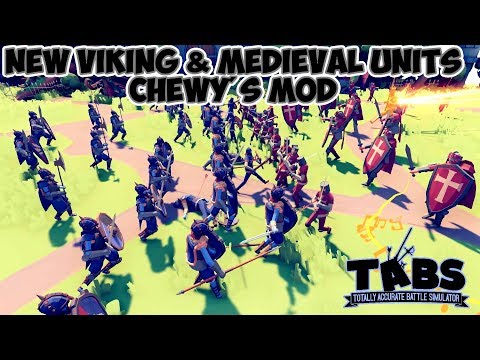 Steam Community :: Video :: Chewy's Mods New Viking and Medieval Units Showcase - TABS MODS