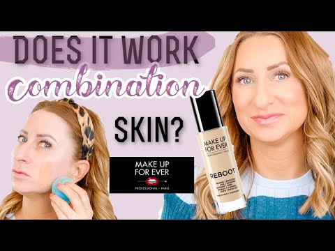 WEAR TEST Make Up For Ever Reboot Active Care Revitalizing Foundation Over 40 (Combination Skin)
