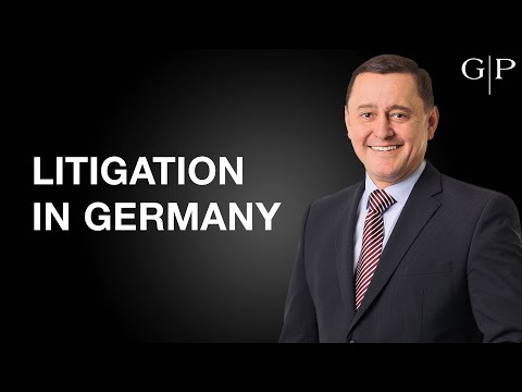 Litigation in Germany -- German Legal Counsel Bernhard Schmeilzl of Graf & Partners LLP